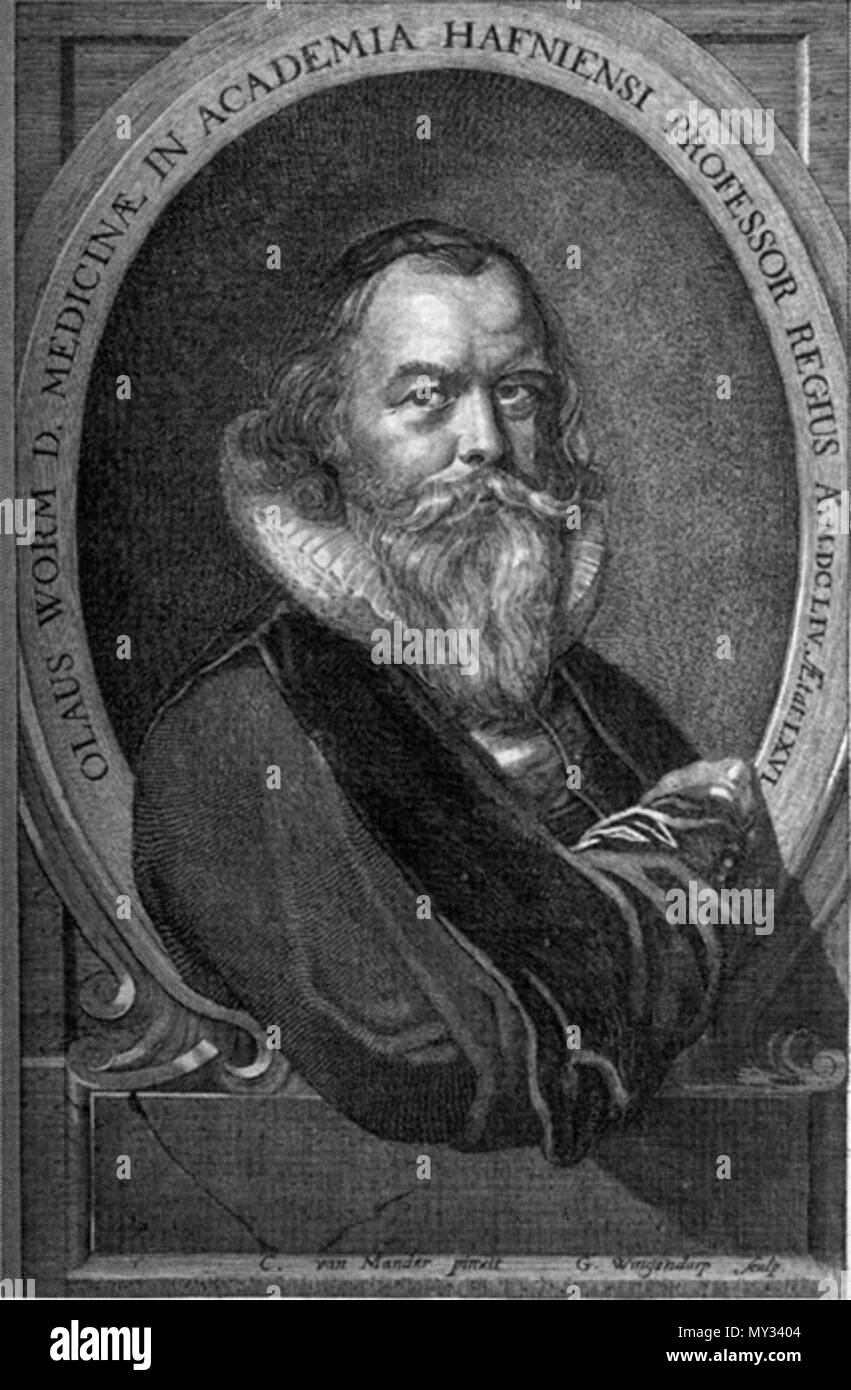 . Subject : Ole Worm (1588-1654) . Scan par Valérie75 568 Worm 1588 ...