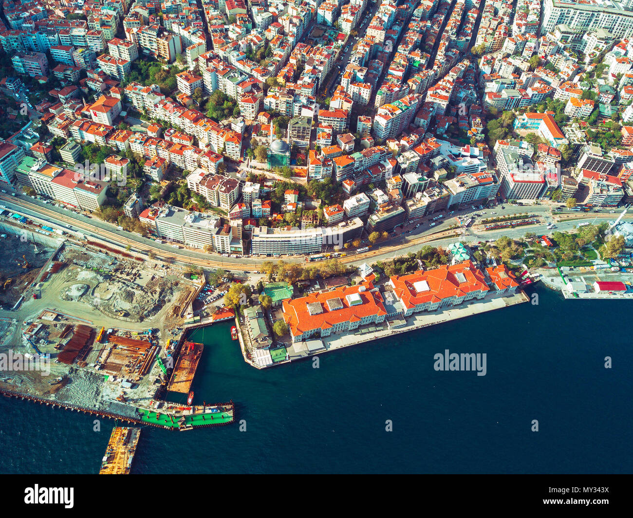 Aerial view of Istanbul Stock Photo - Alamy