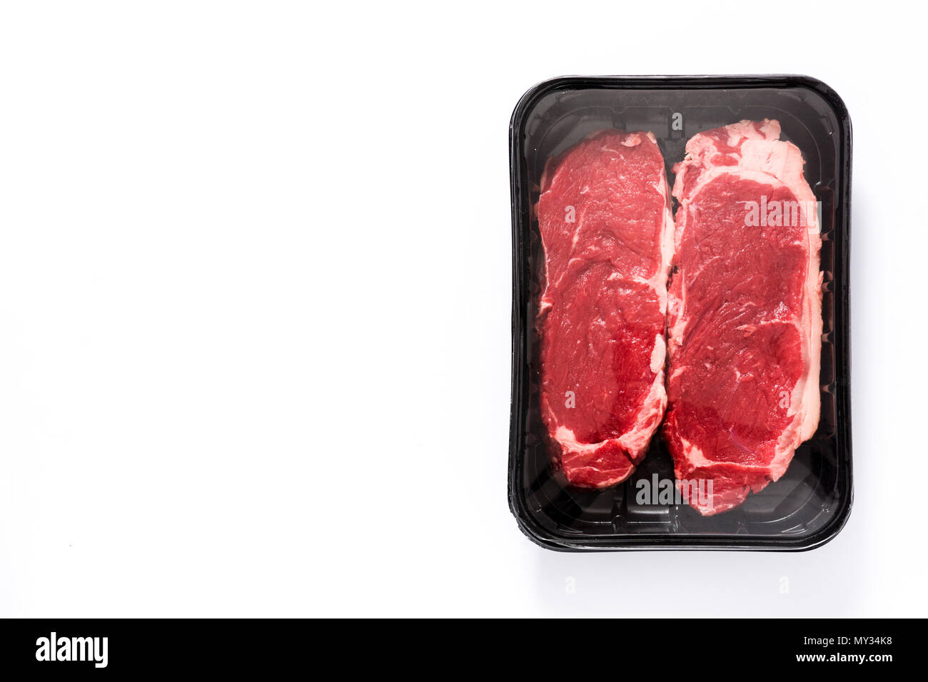 Raw Steak In Package