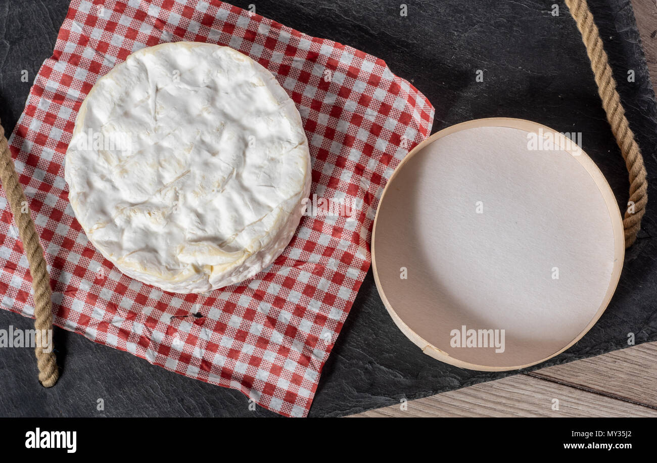 Camembert cheese traditional Normandy French, a dairy product Stock ...