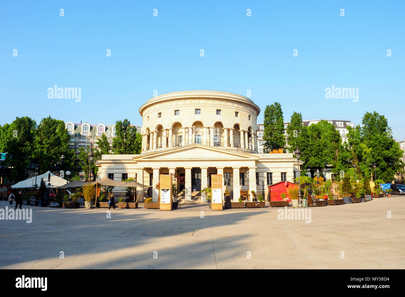 The 18th century Rotonde de la Villette by the architect Claude Nicolas ...