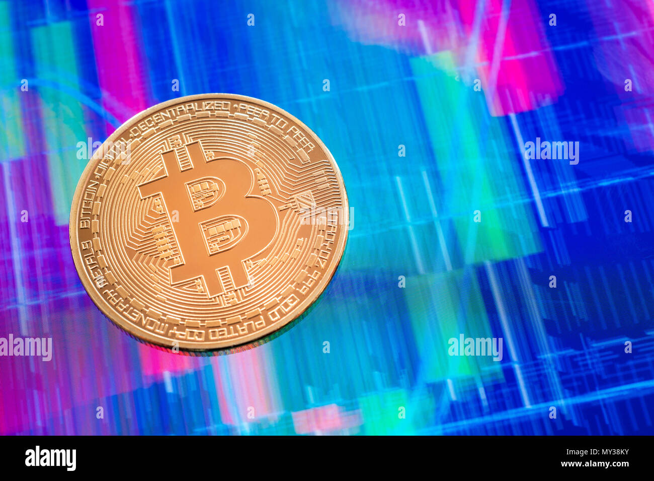 Cryptocurrency market chart hi-res stock photography and images - Alamy