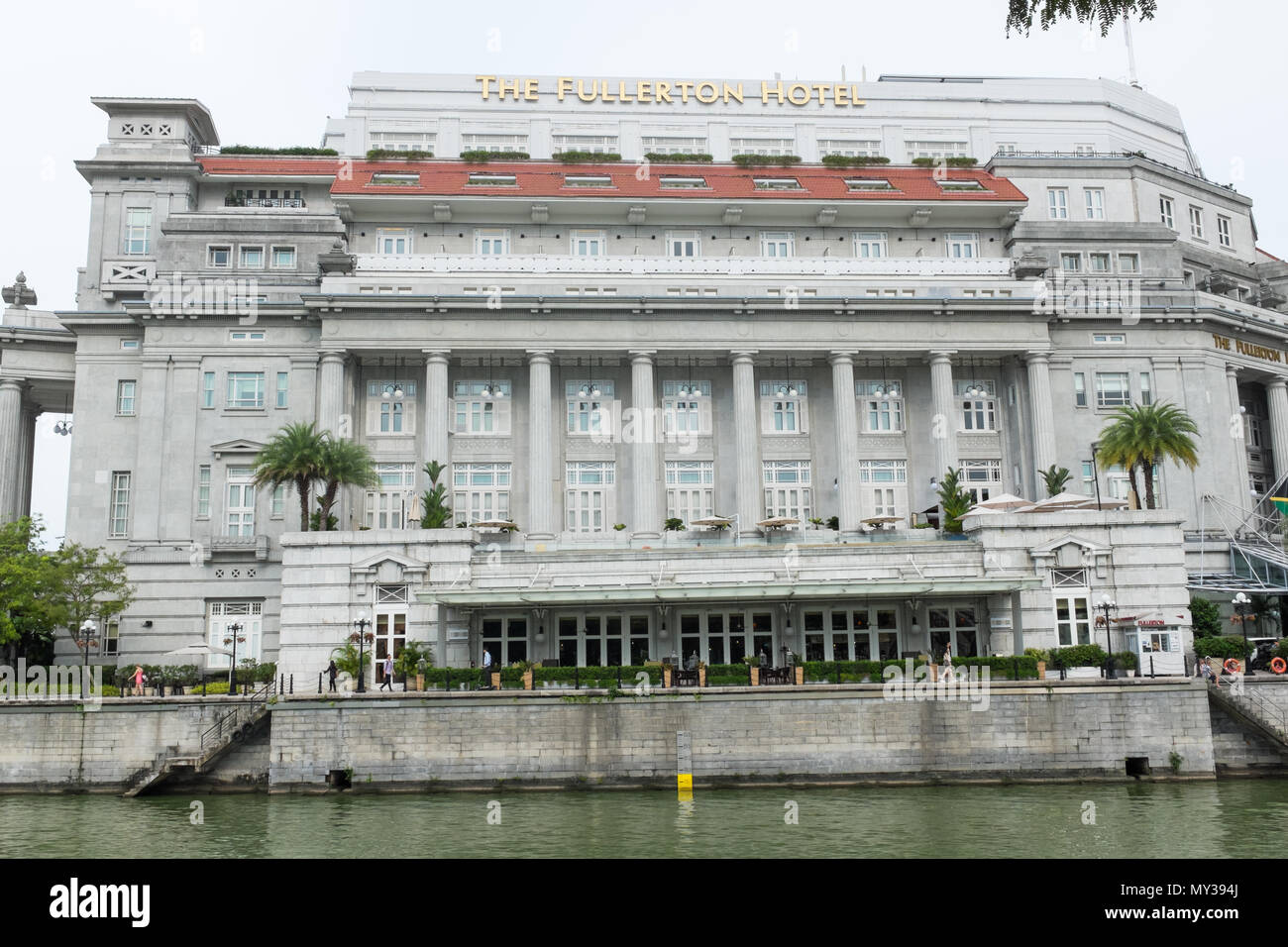 The Fullerton Hotel in Singapore Stock Photo - Alamy