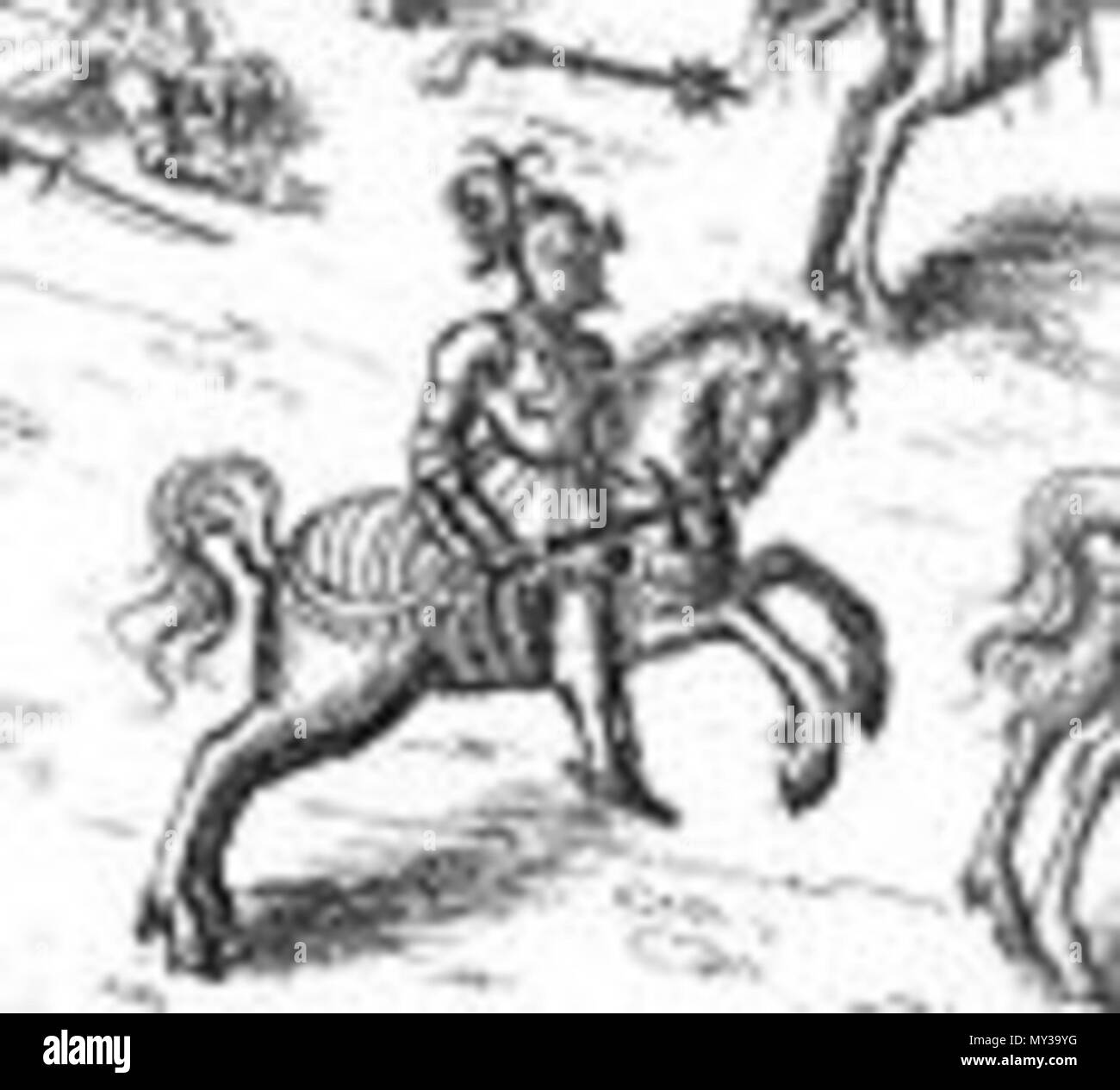 English knight battle Black and White Stock Photos & Images - Alamy