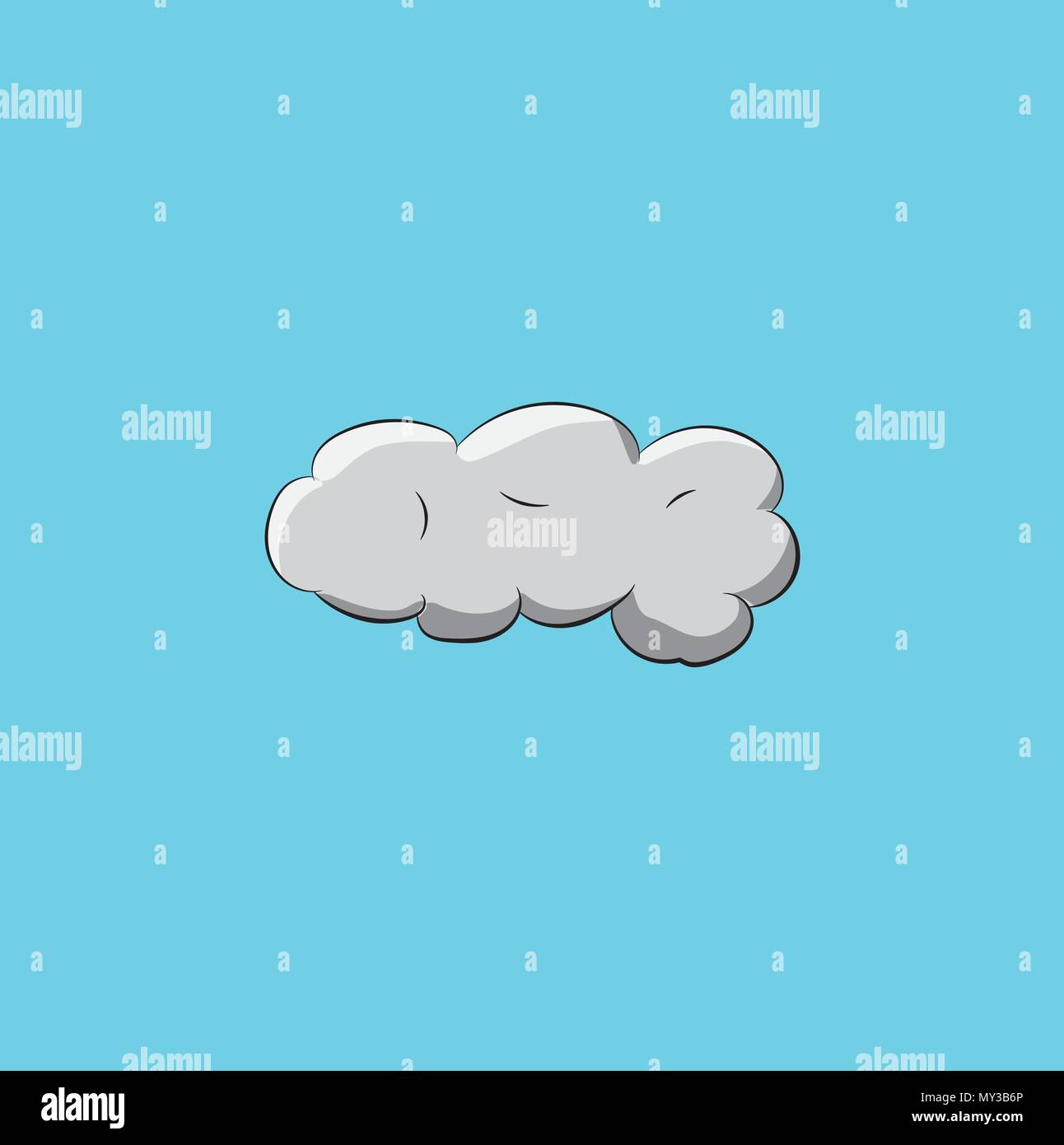 Illustration of cloud Stock Vector Image & Art - Alamy