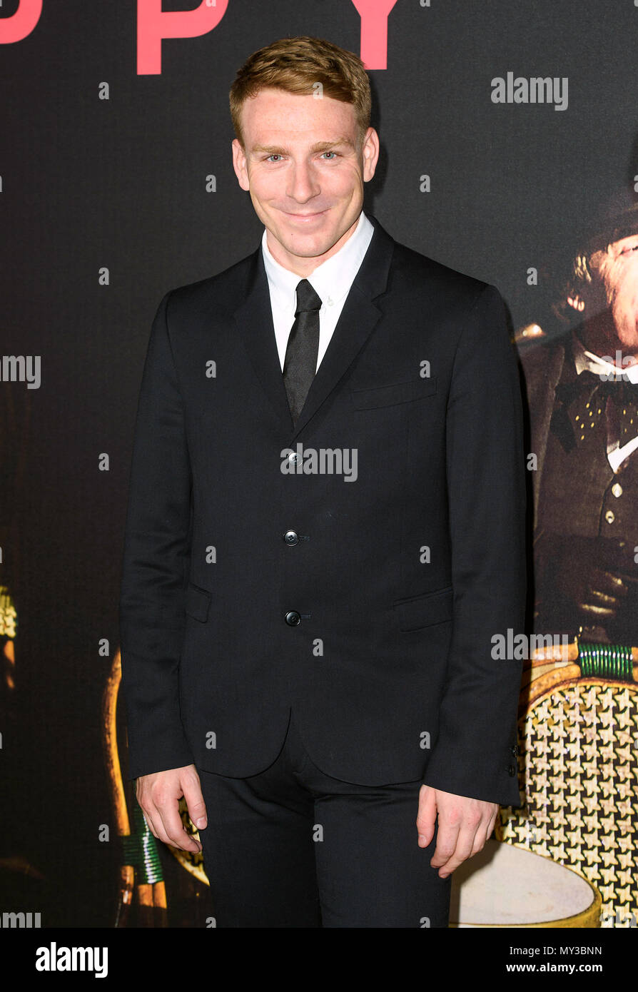 Edwin Thomas attending The Happy Prince Premiere held at Vue West End ...