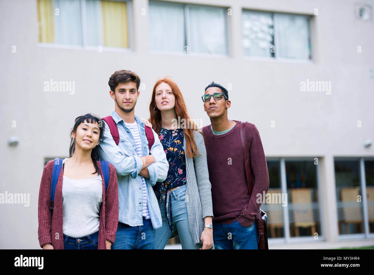 Group student learning arms hi-res stock photography and images - Alamy