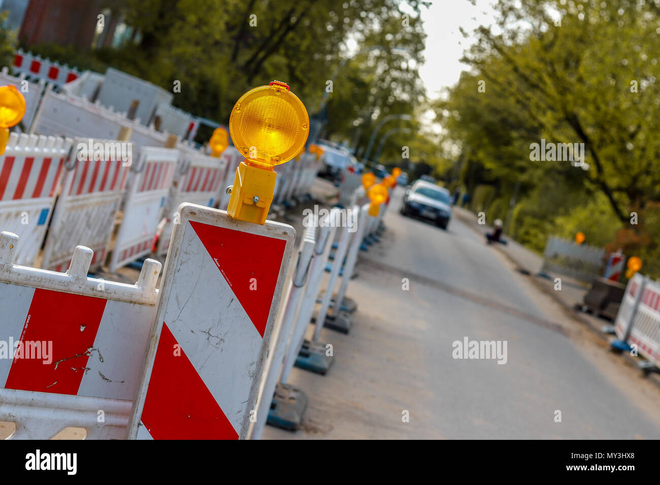 Pedestrian barrier hi-res stock photography and images - Alamy