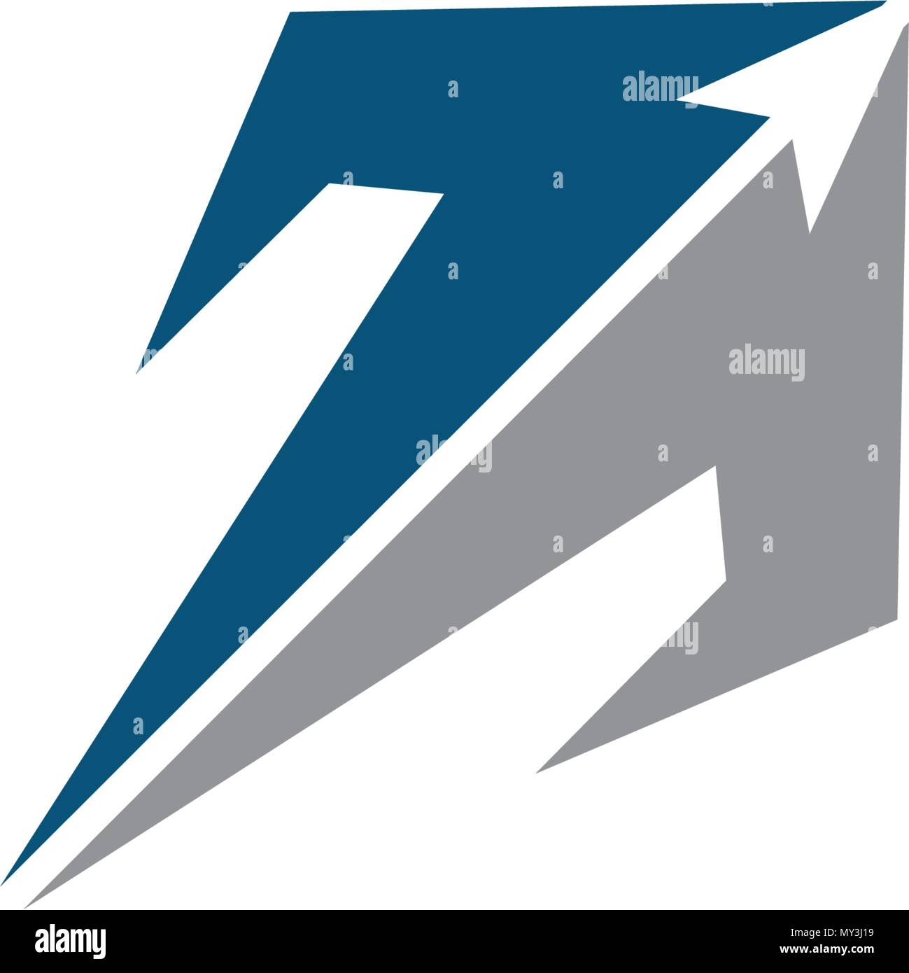 Arrow vector illustration icon Logo Template design Stock Vector Image ...