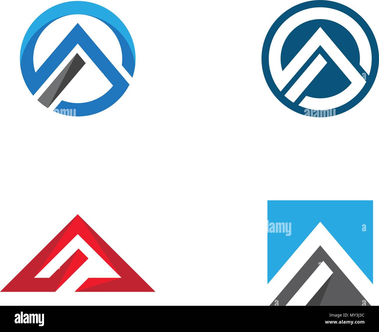 Professional letter a logo Cut Out Stock Images & Pictures - Alamy