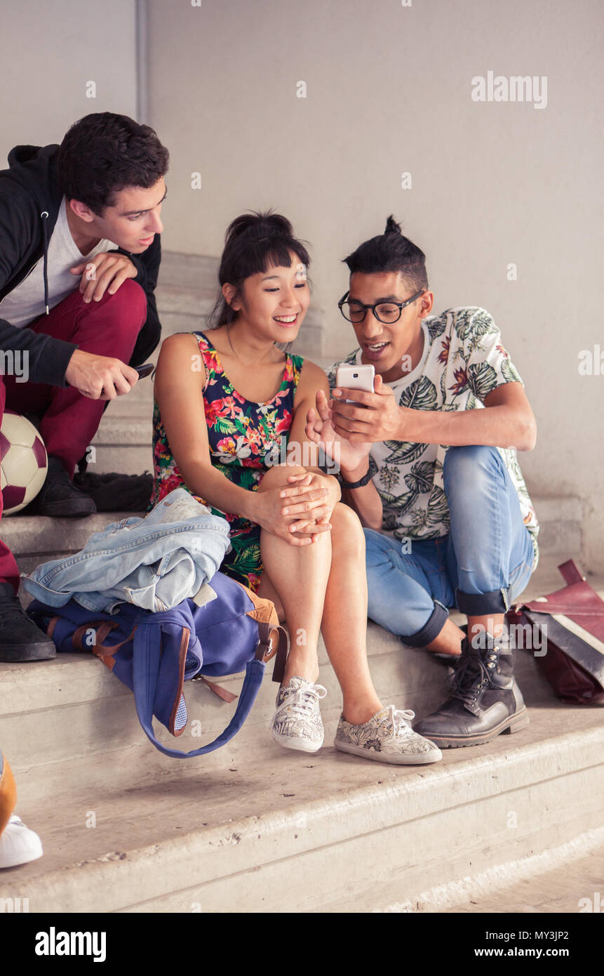 Three friends high school hi-res stock photography and images - Alamy