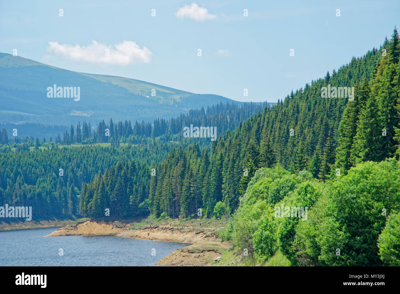 Road trip true the wonderful nature and landscape of Romania Stock ...