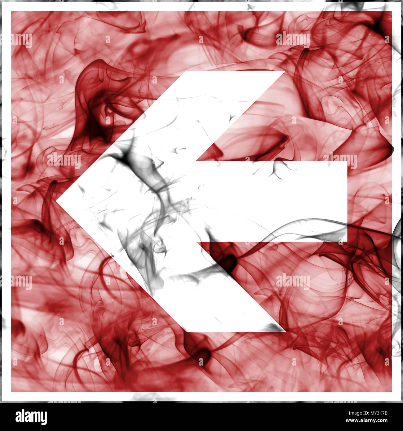 Emergency smoke symbols for firefighting equipment. Standard fire ...