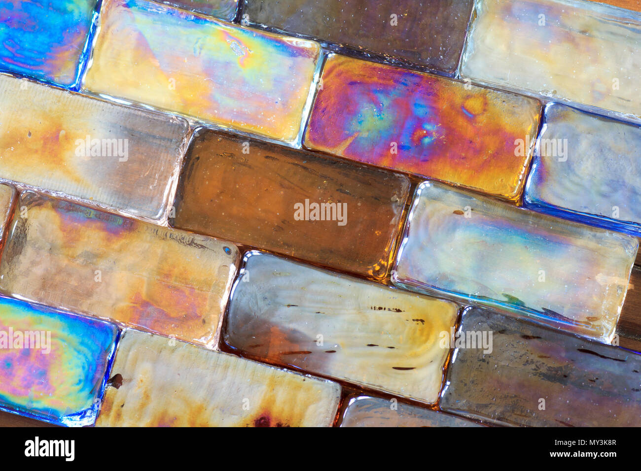 Colored glass bricks hi-res stock photography and images - Alamy
