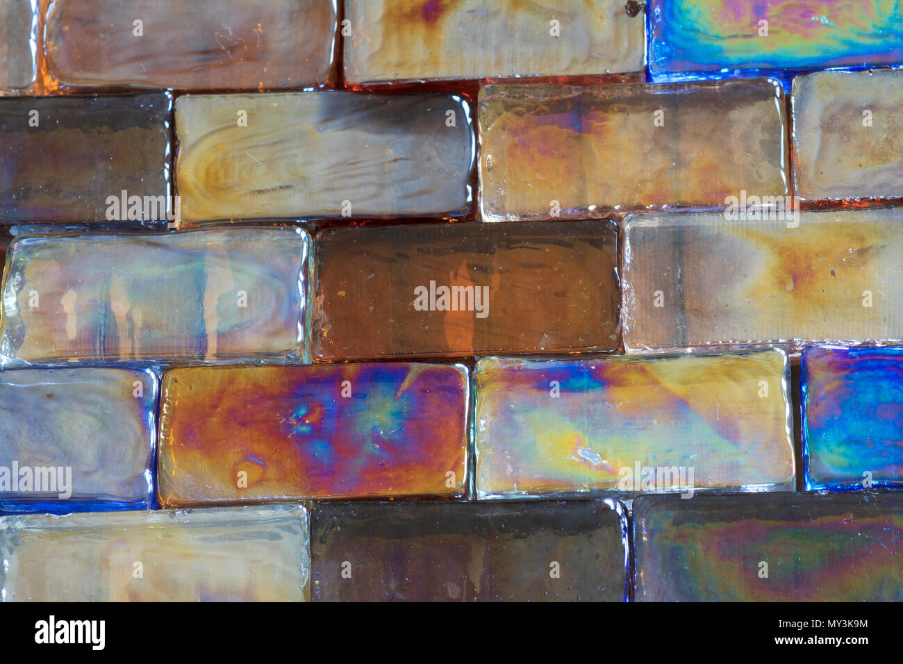 Colored glass bricks hi-res stock photography and images - Alamy