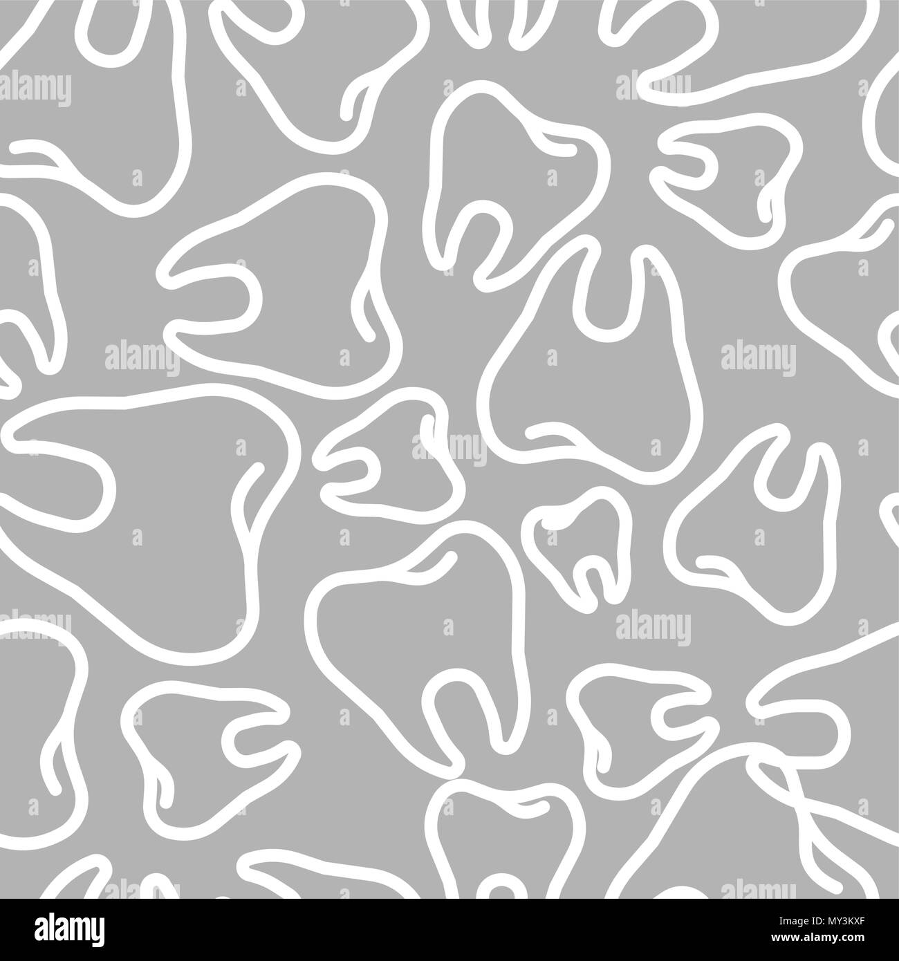 Tooth pattern seamless. Teeth texture Vector illustration Stock Vector ...