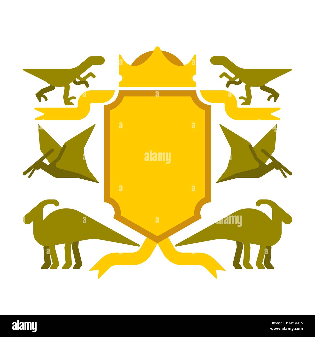 Dinosaur Emblem High Resolution Stock Photography and Images - Alamy