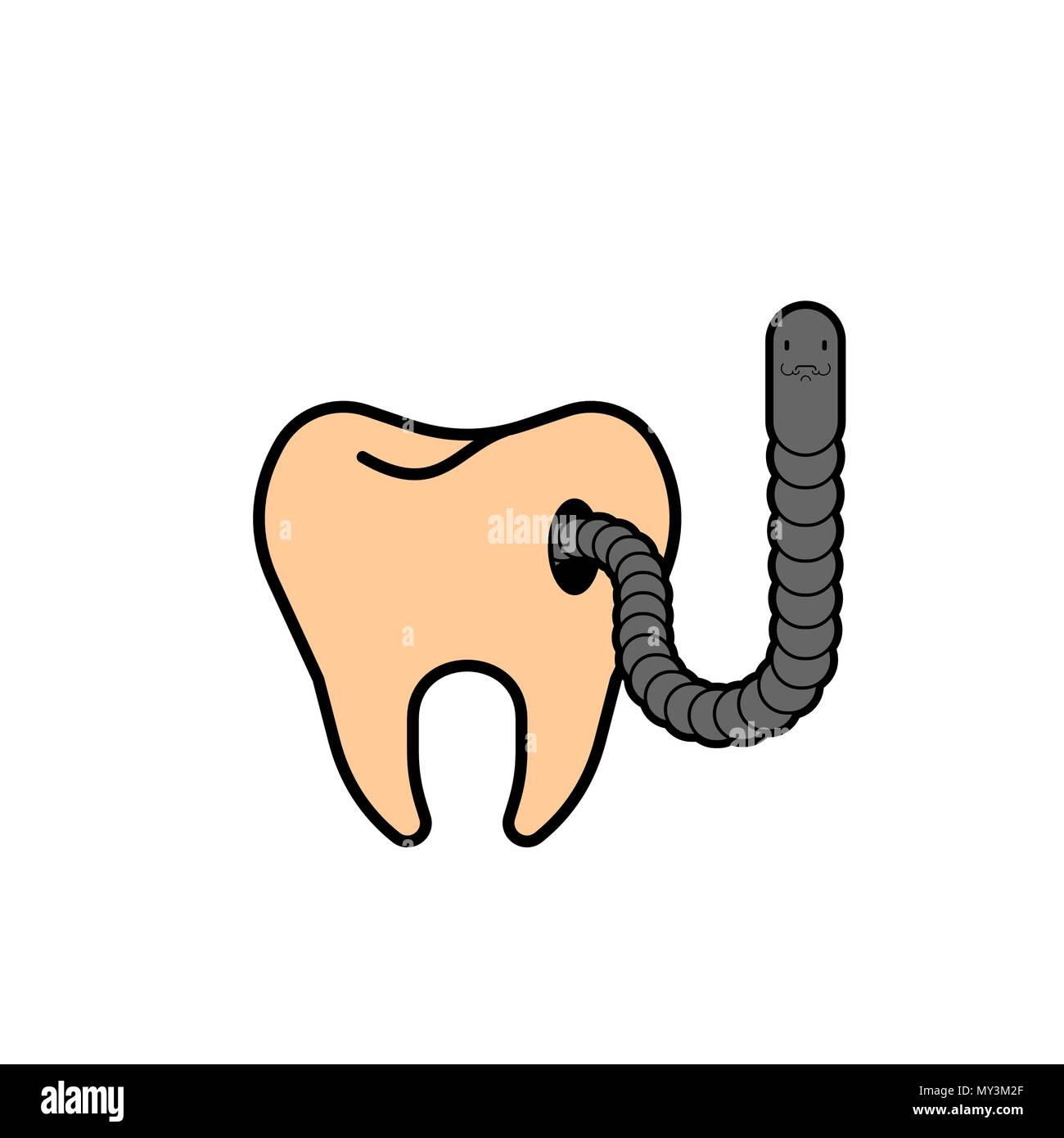 Worm tooth hi-res stock photography and images - Alamy