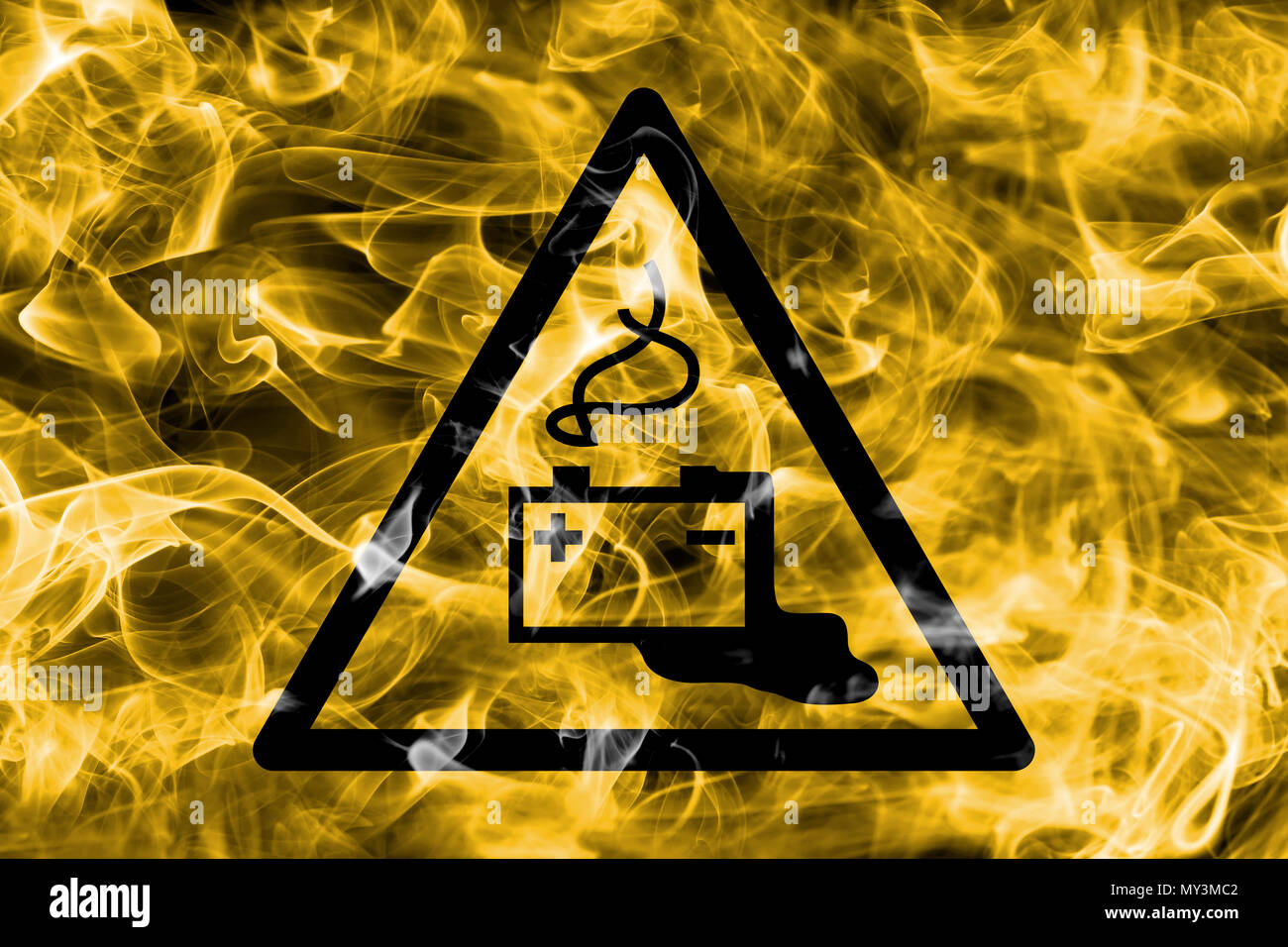 Battery warning label hi-res stock photography and images - Alamy