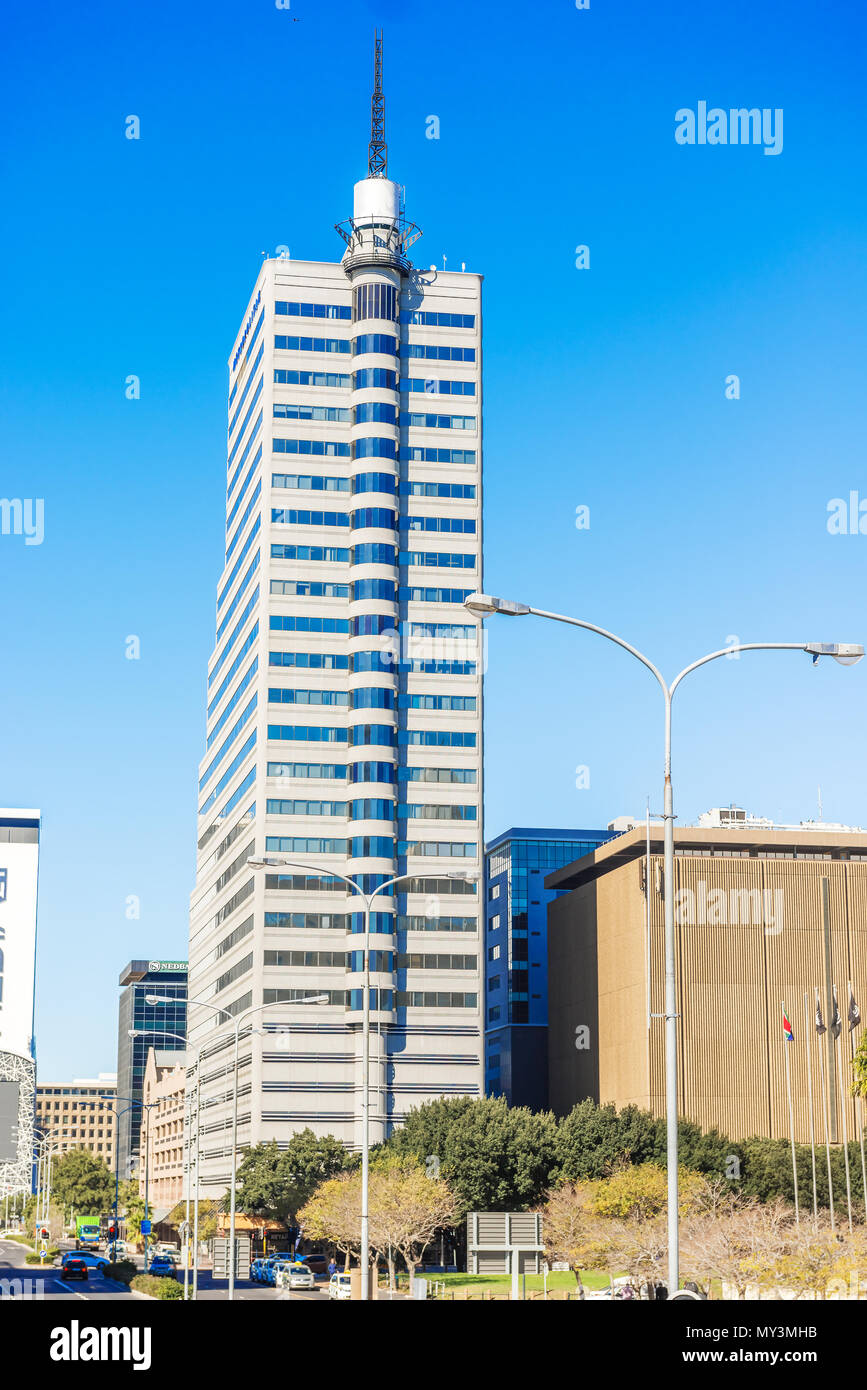Cape Town, South Africa - May 11, 2015: Afternoon traffic in Downtown ...