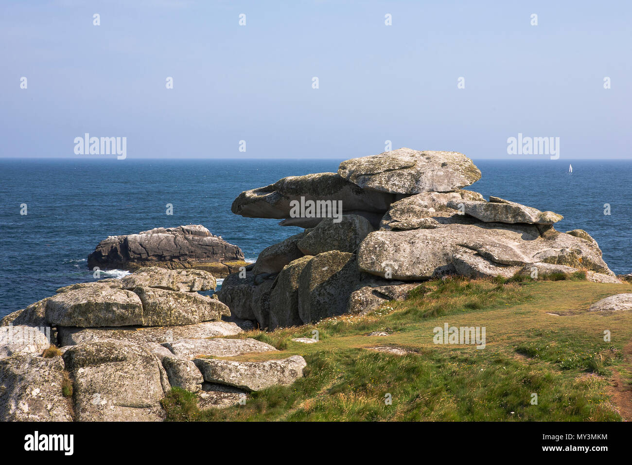Pulpit Rock, Peninnis Head, St. Mary's, Isles of Scilly, Cornwall, UK ...