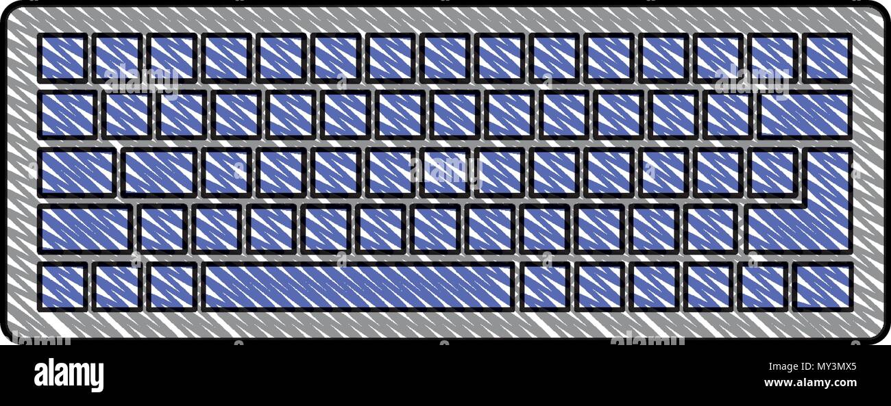 computer keyboard isolated icon Stock Vector Image & Art - Alamy