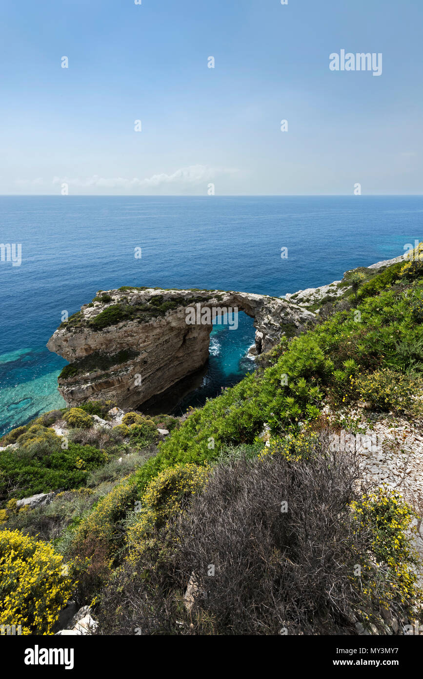 Tripitos Arch, Paxos Stock Photo - Alamy