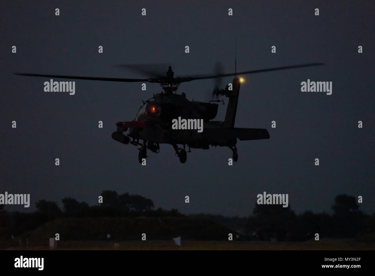 AH-64 Apache helicopters assigned to Task Force Viper 1st Battalion ...