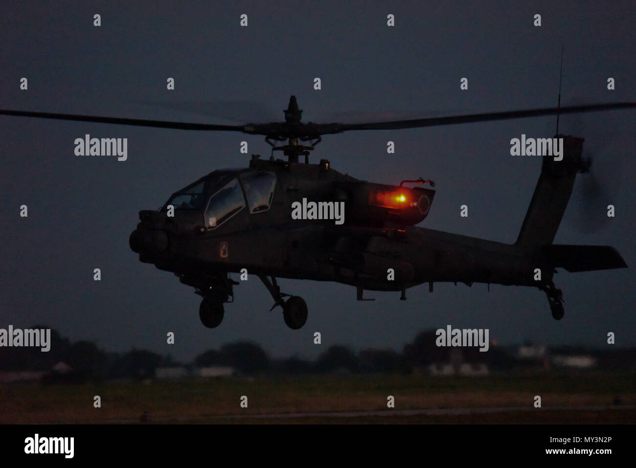 AH-64 Apache helicopters assigned to Task Force Viper 1st Battalion ...