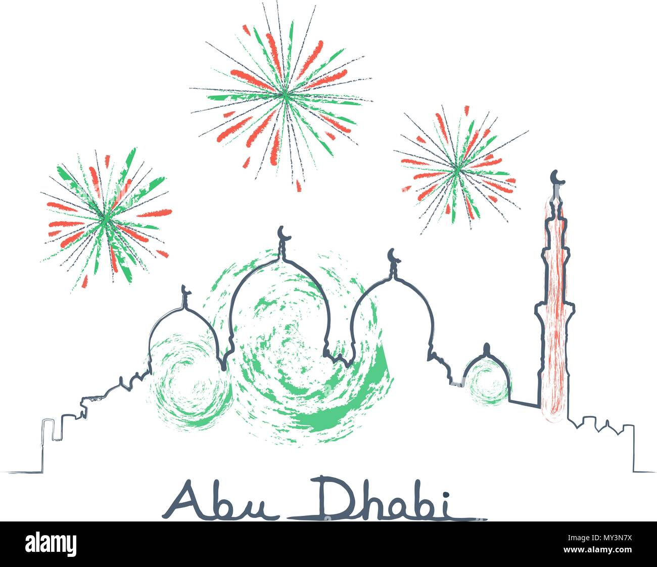 Abu dhabi colors Stock Vector Images - Alamy