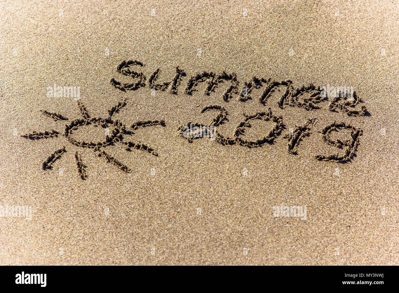 Sun written hi-res stock photography and images - Alamy
