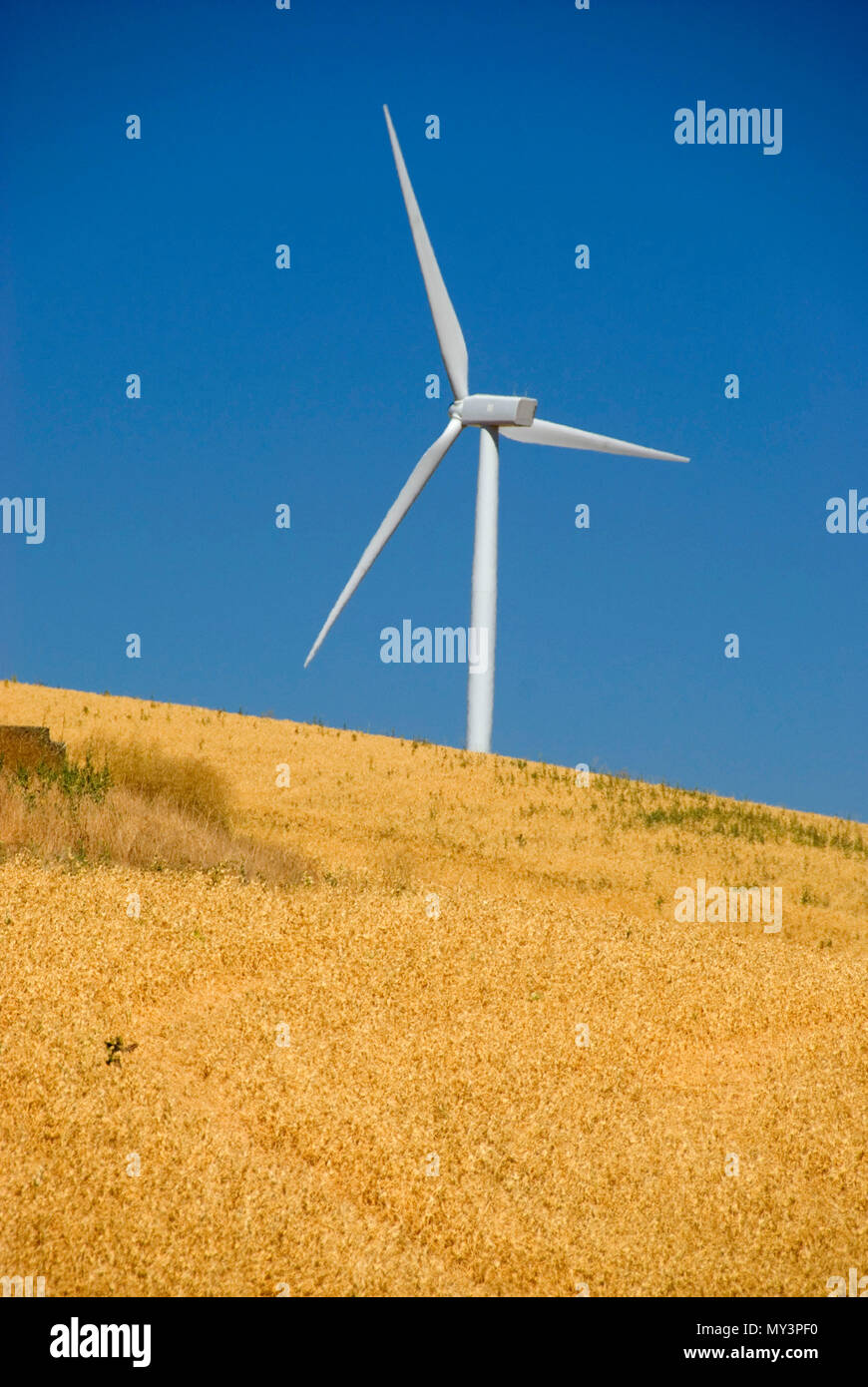 Wind turbine, Columbia County, Washington Stock Photo - Alamy