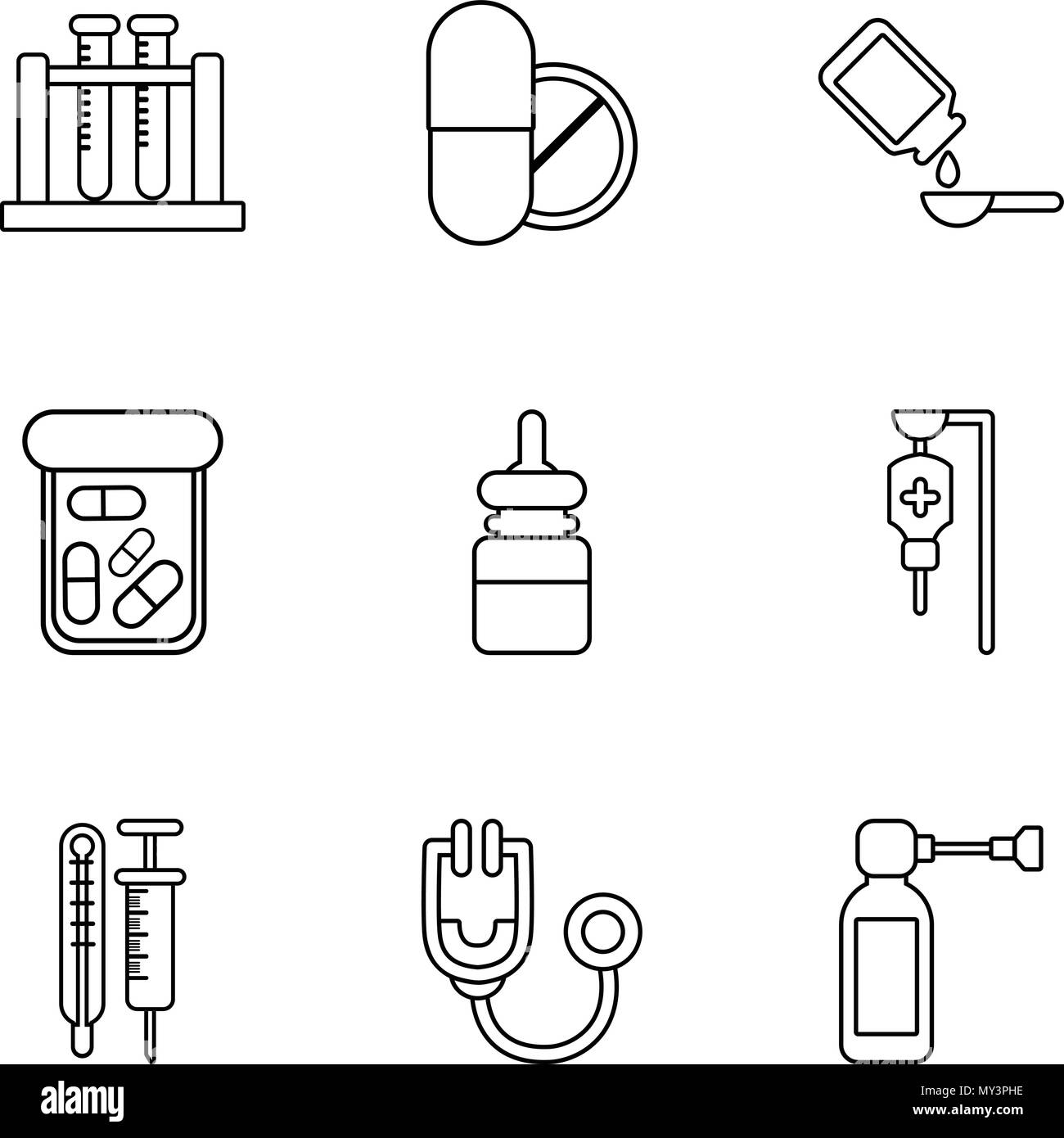 Substance examination Stock Vector Images - Alamy