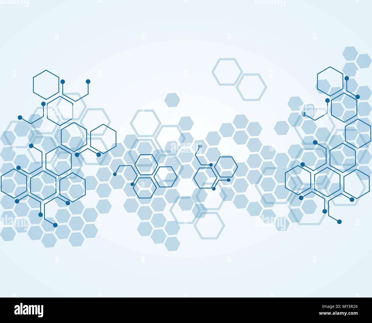 Abstract medical background substance and molecules design Stock Vector ...