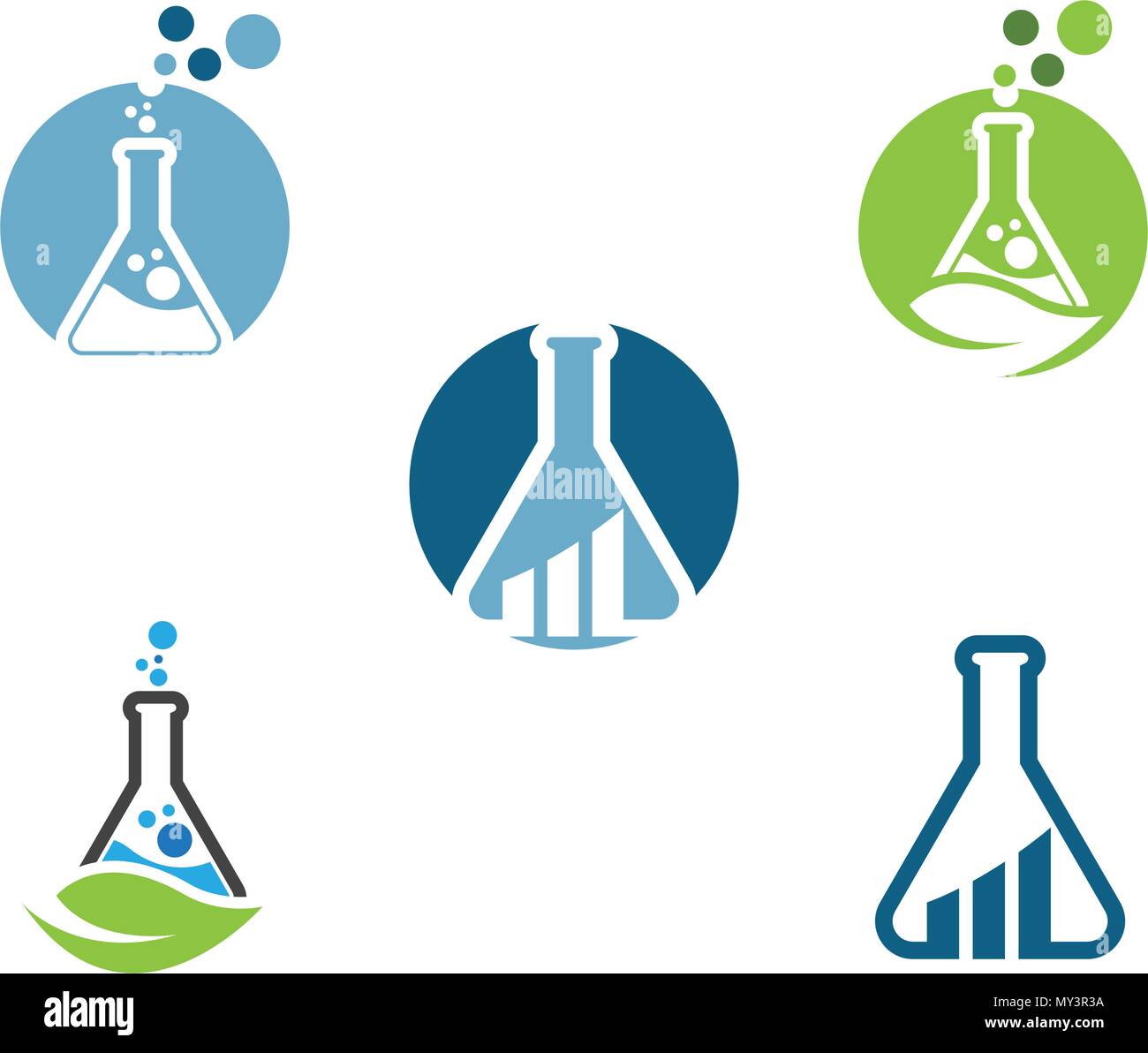 Health Medical Lab Logo template vector illustration Stock Vector Image ...