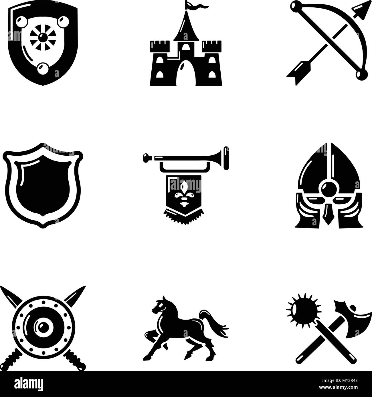 Chivalric illustration Black and White Stock Photos & Images - Alamy