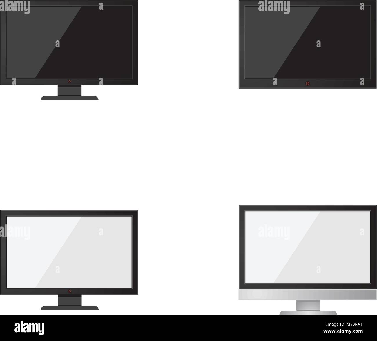 TV , LCD, LED, monitor icon vector illustration design Stock Vector ...
