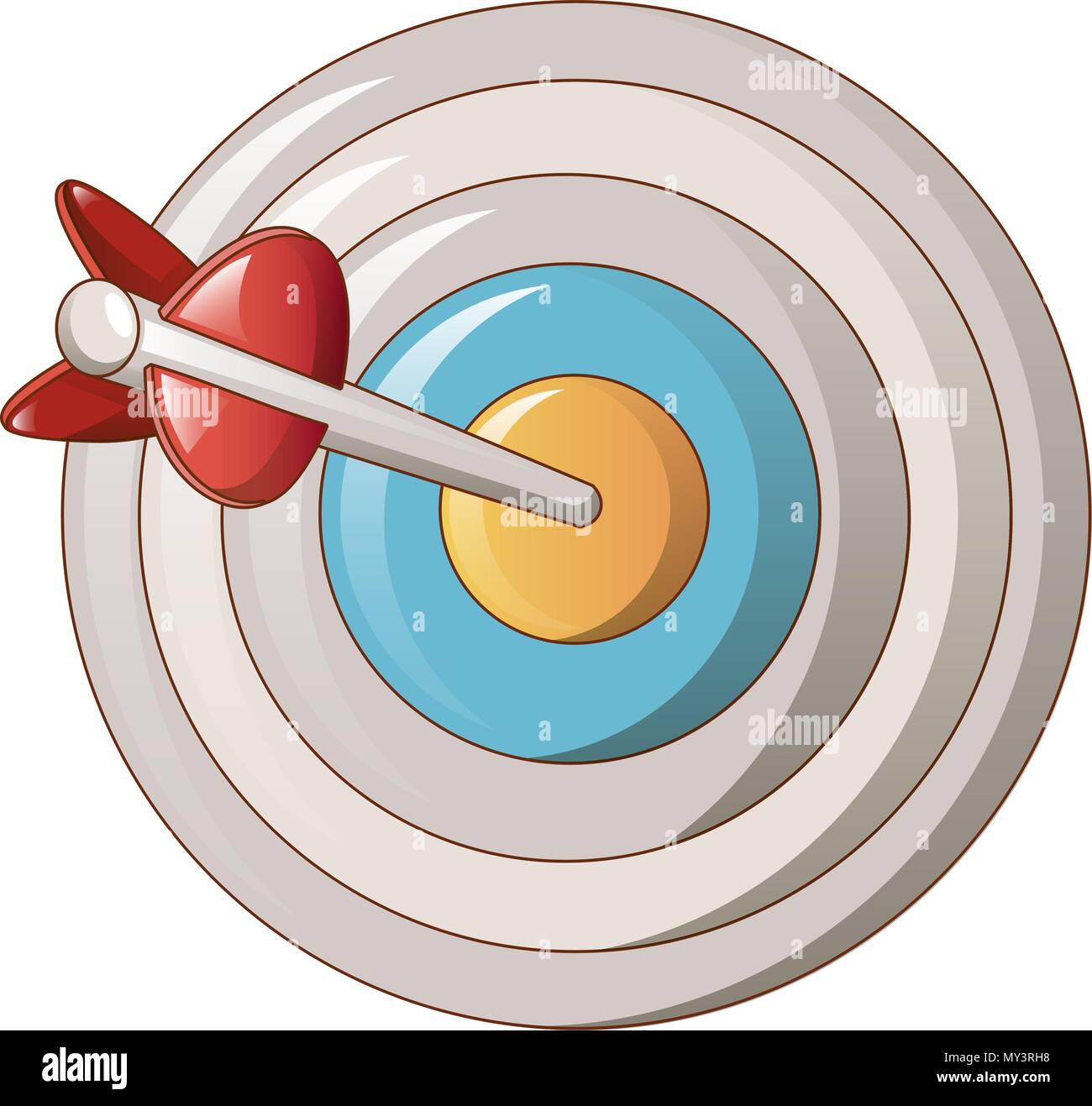 Target circle icon, cartoon style Stock Vector Image & Art - Alamy