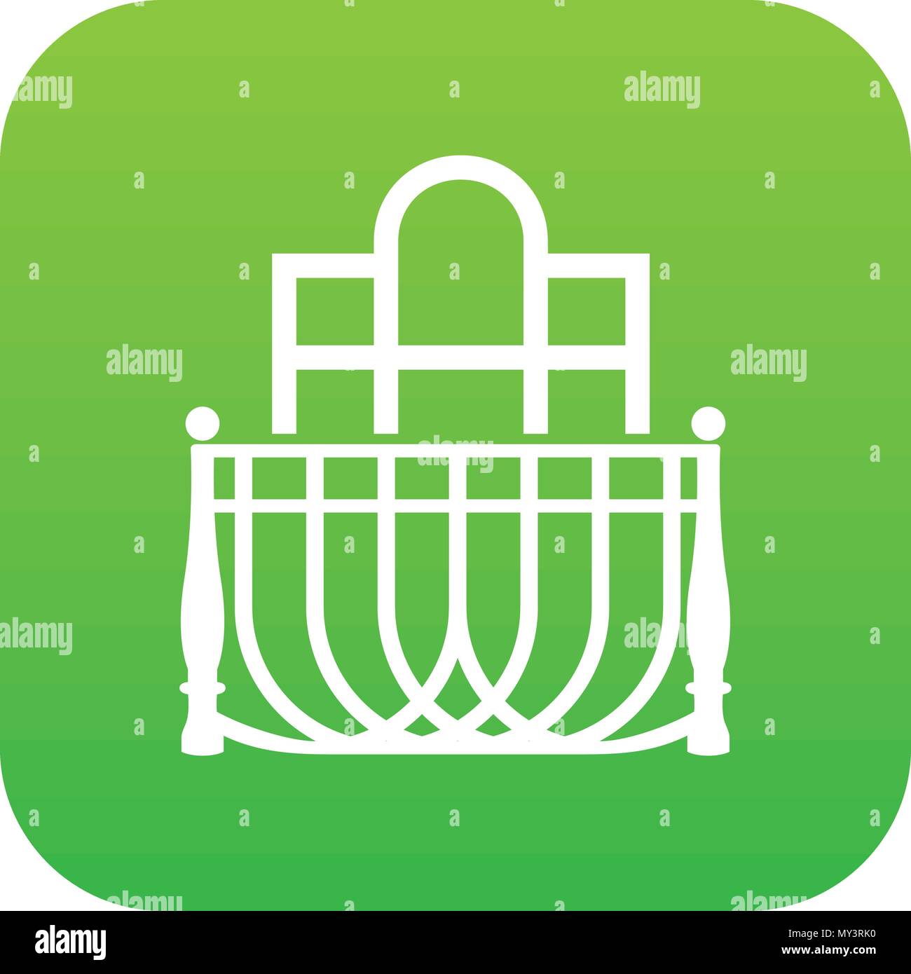 Luxury Balcony Icon Simple Style Stock Vector Image And Art Alamy