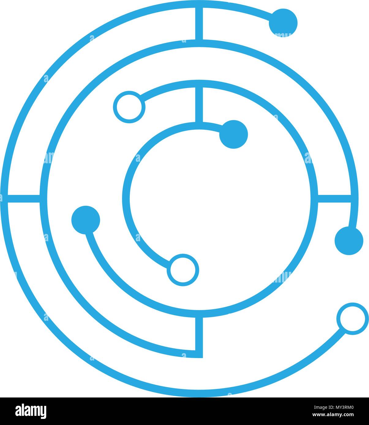 Circuit Logo Template vector illustration icon design Stock Vector ...