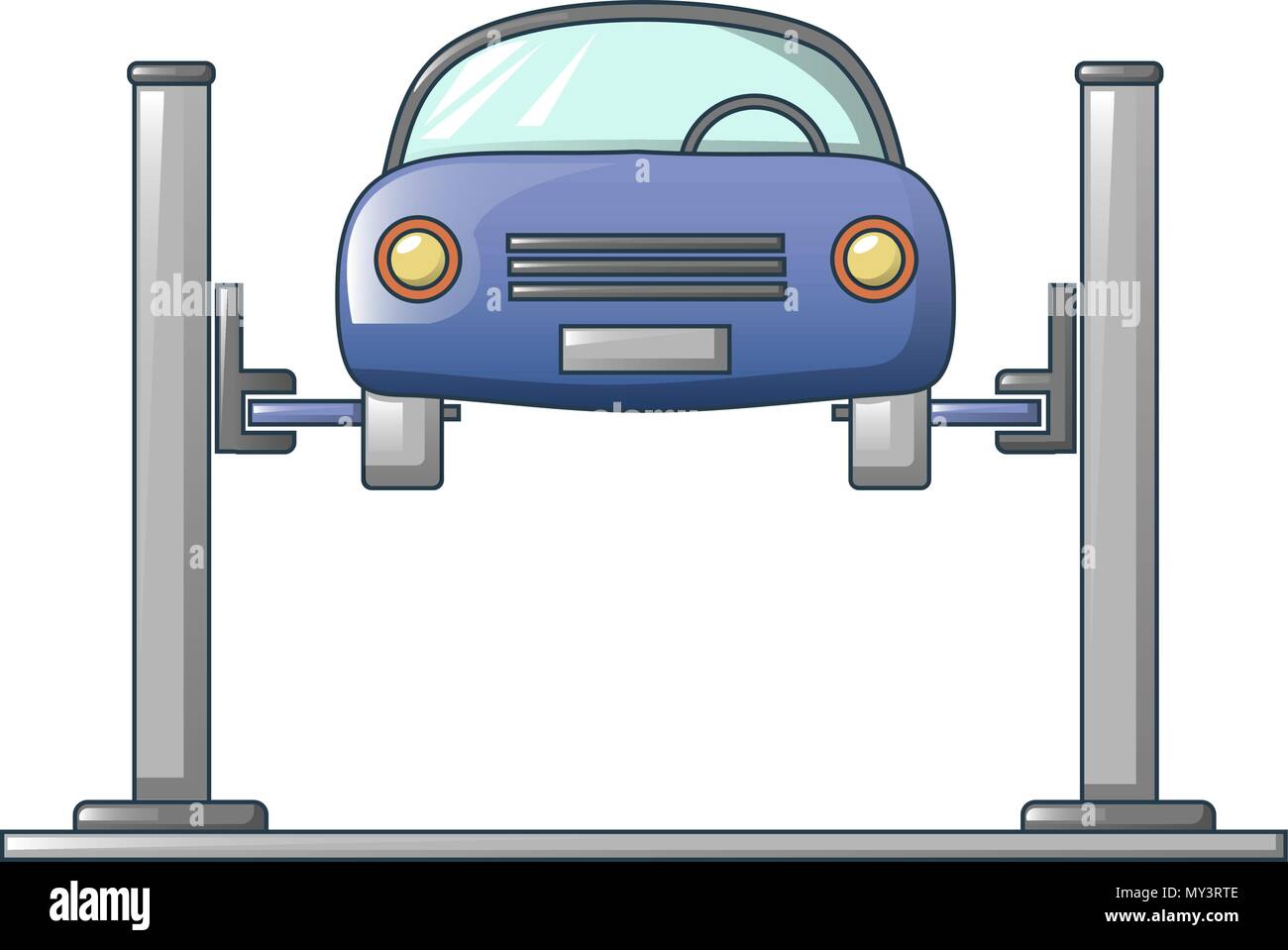 Car up in service icon, cartoon style Stock Vector Image & Art - Alamy