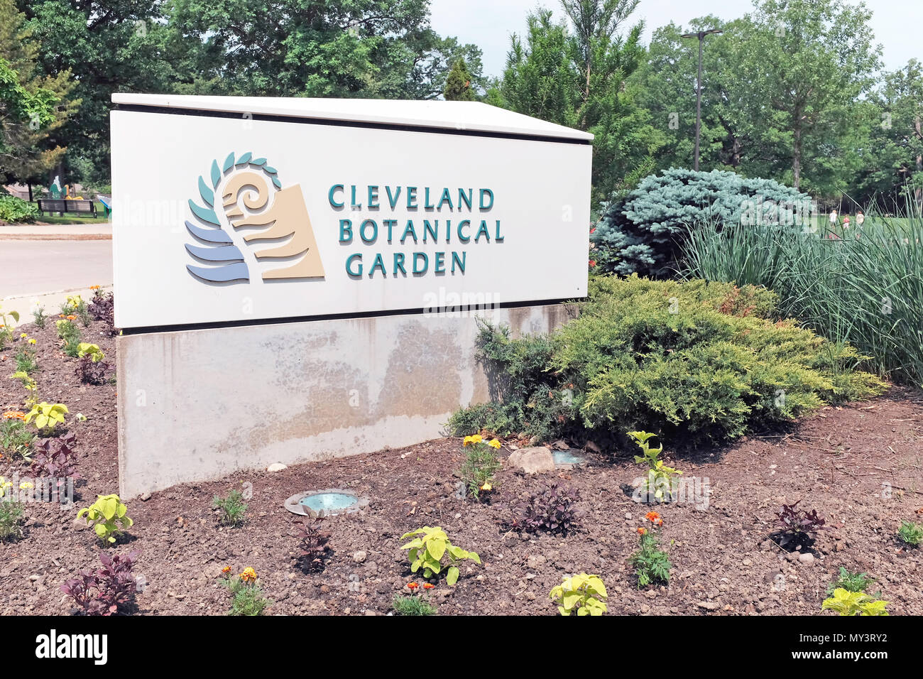 Cleveland botanical garden signage hi-res stock photography and images ...
