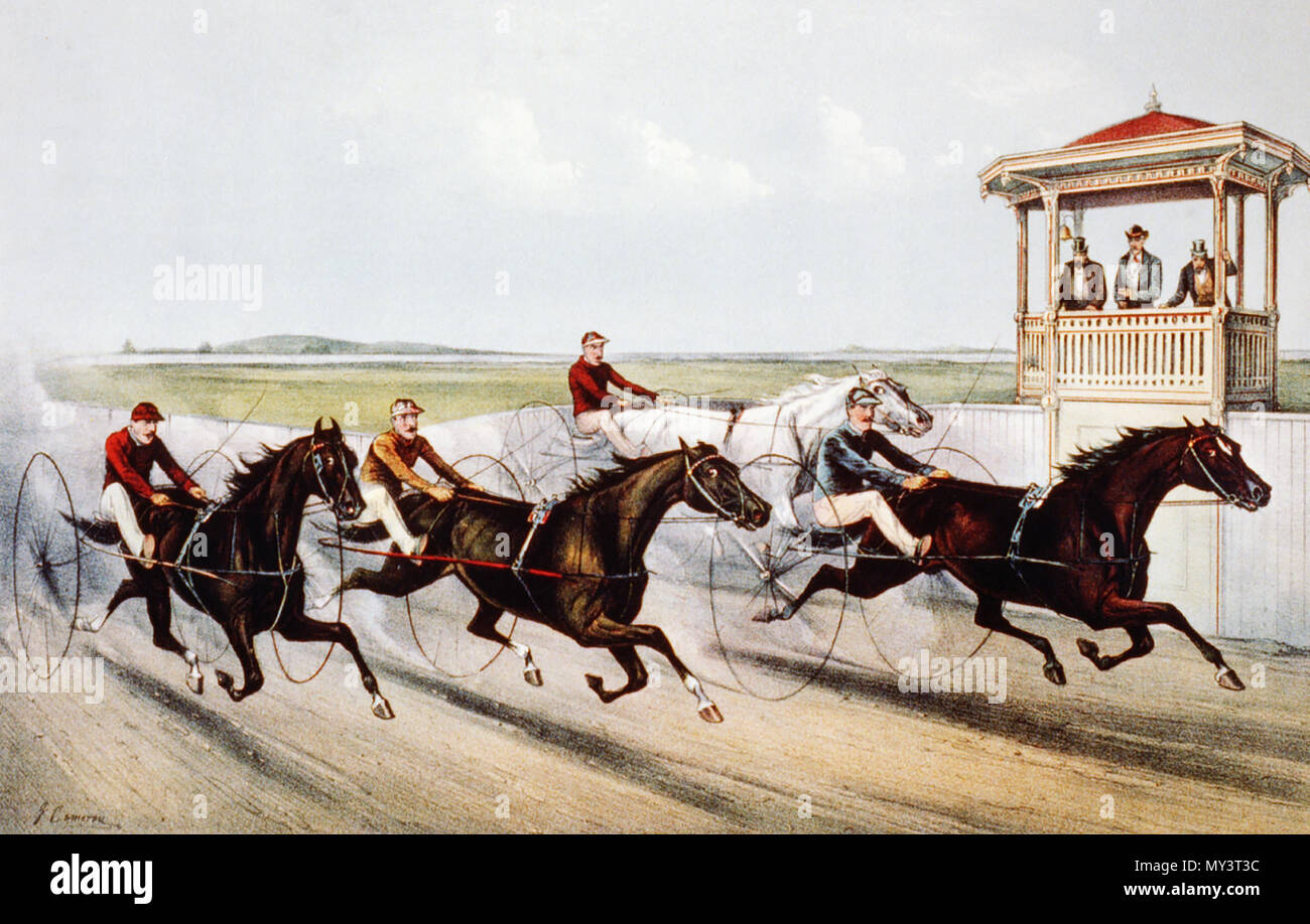 1800s harness racing hi-res stock photography and images - Alamy