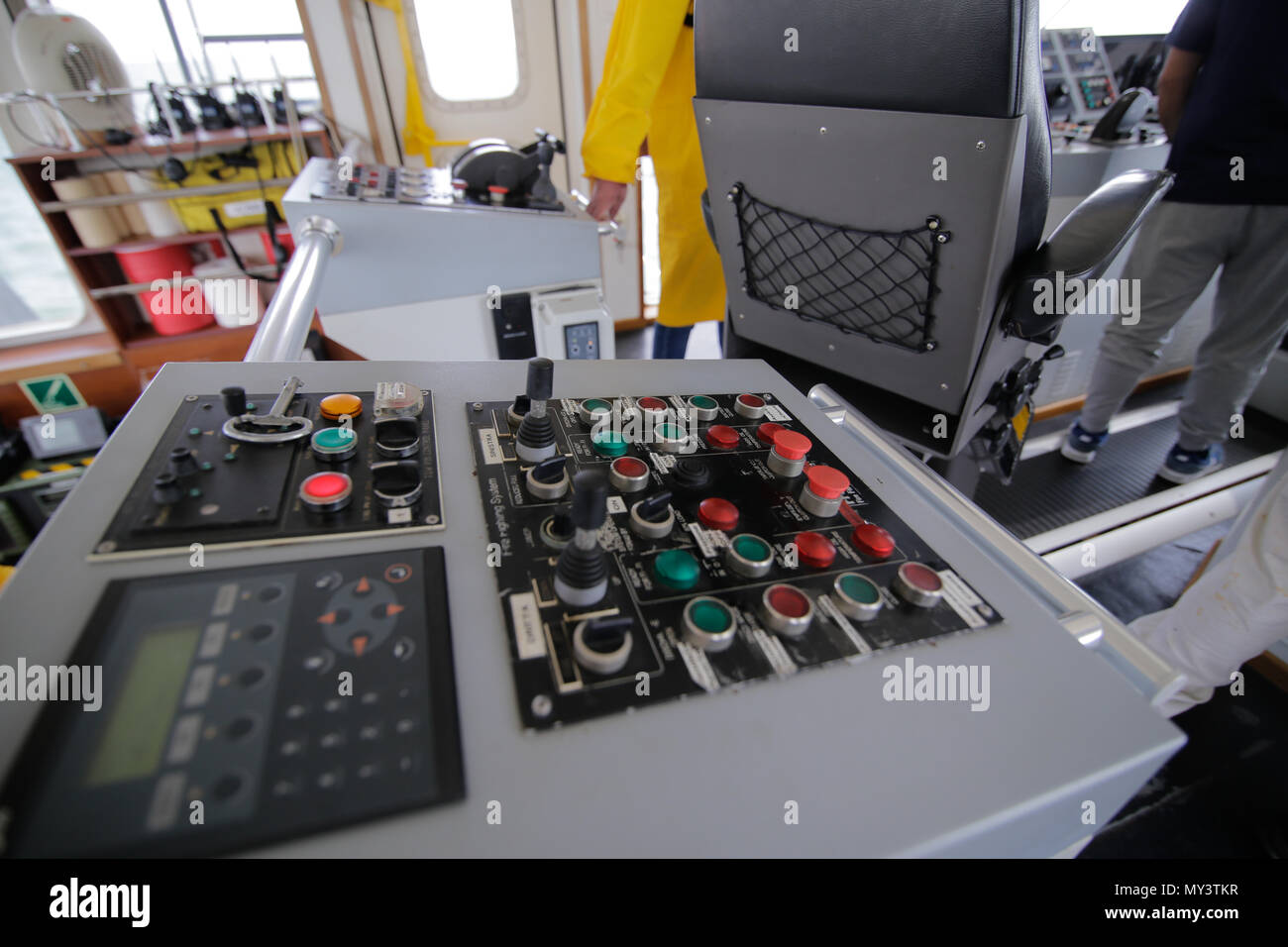 Naval vessel controls hi-res stock photography and images - Alamy