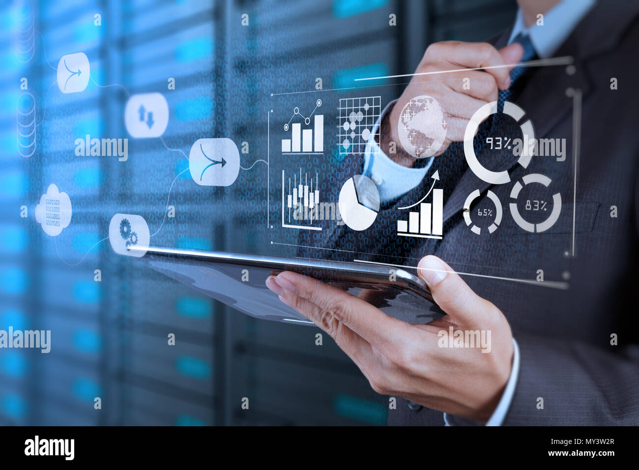 Data Management System (DMS) with Business Analytics concept ...