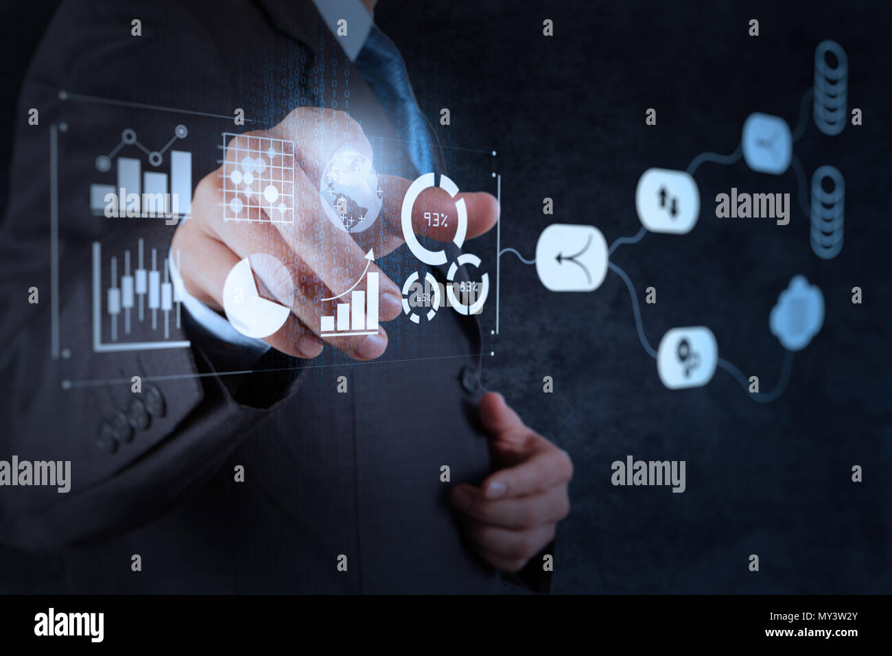 Data Management System (DMS) with Business Analytics concept ...