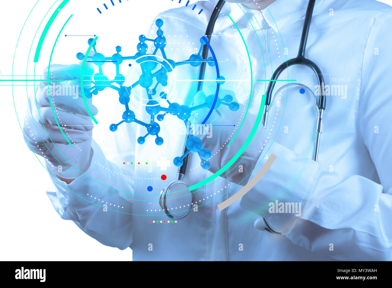 Accurate diagnosis appropriate treatment medical concept.scientist ...