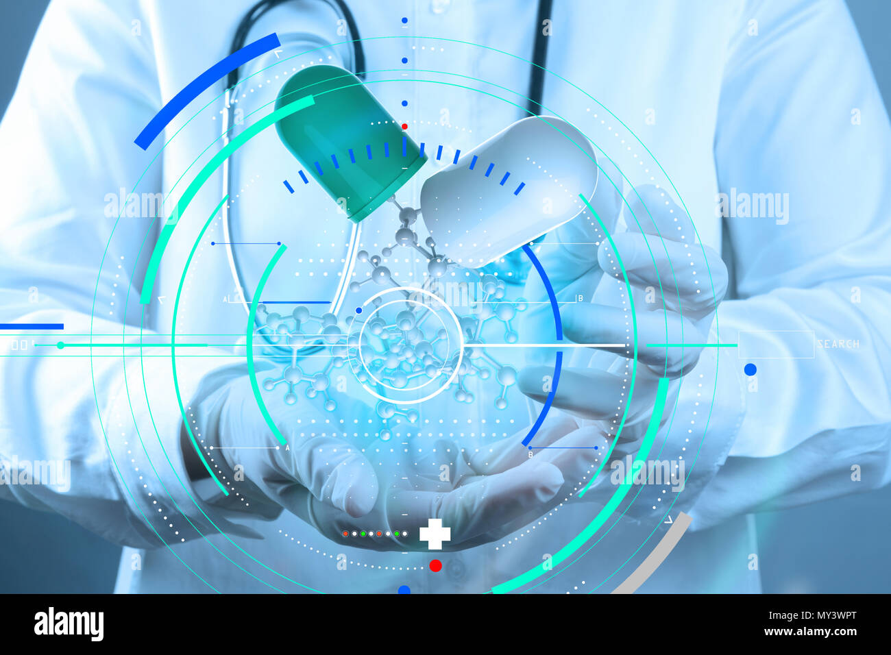 Accurate diagnosis appropriate treatment medical concept.scientist ...