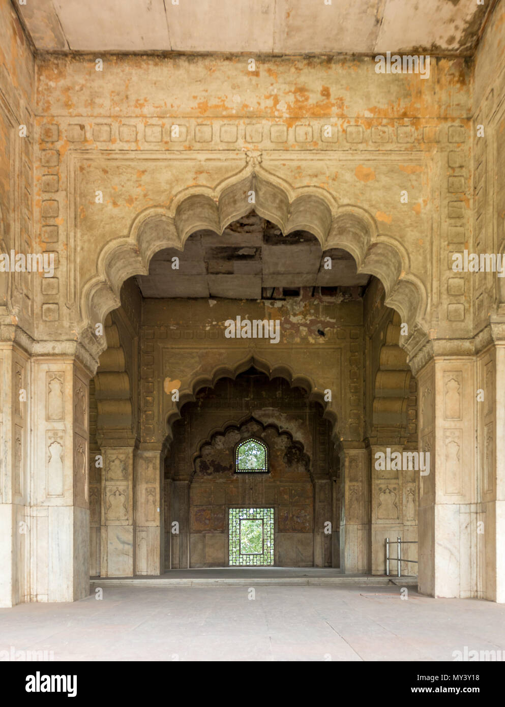 inside the red fort complex in dehli Stock Photo - Alamy
