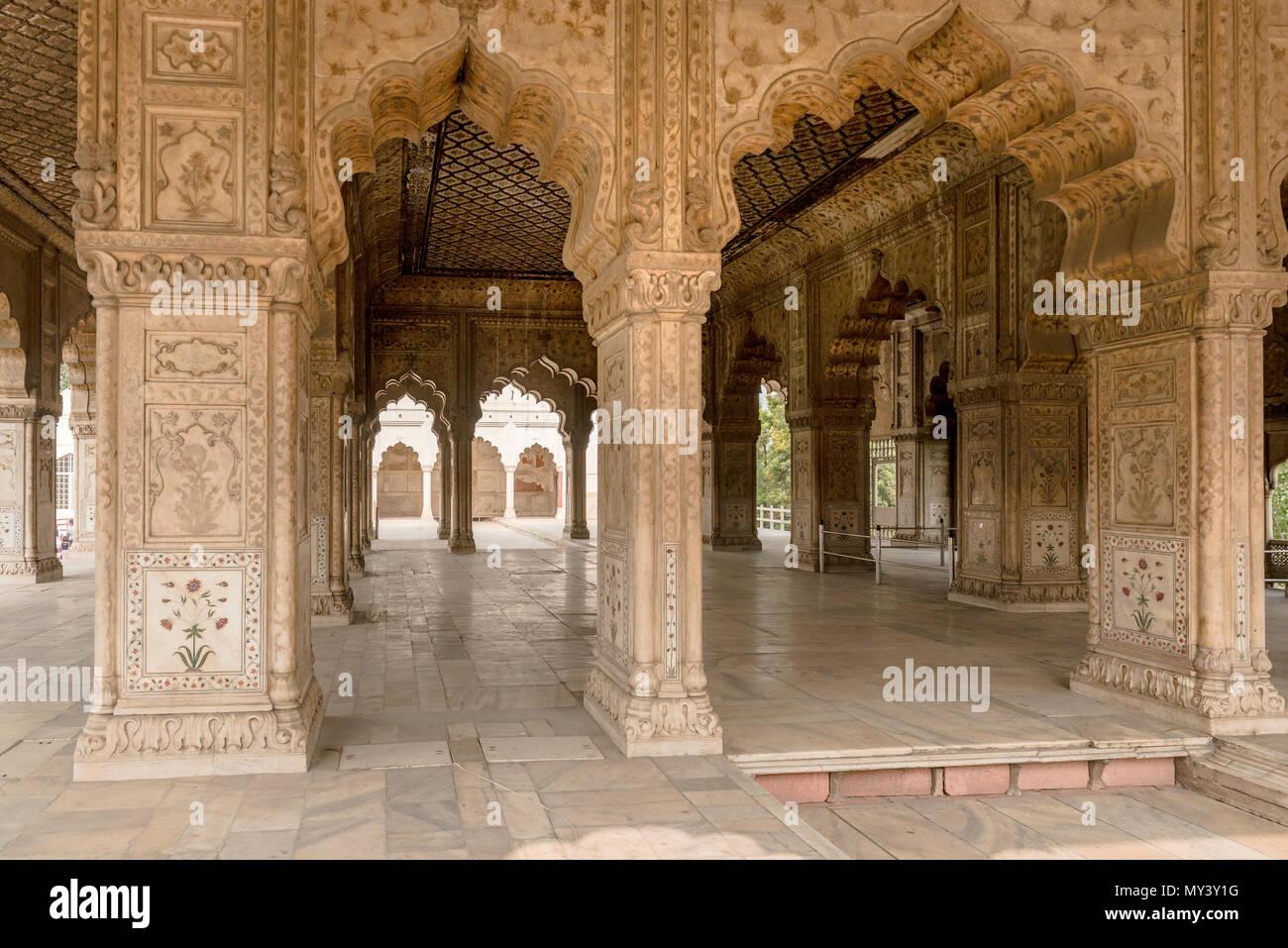 inside the red fort complex in dehli Stock Photo - Alamy